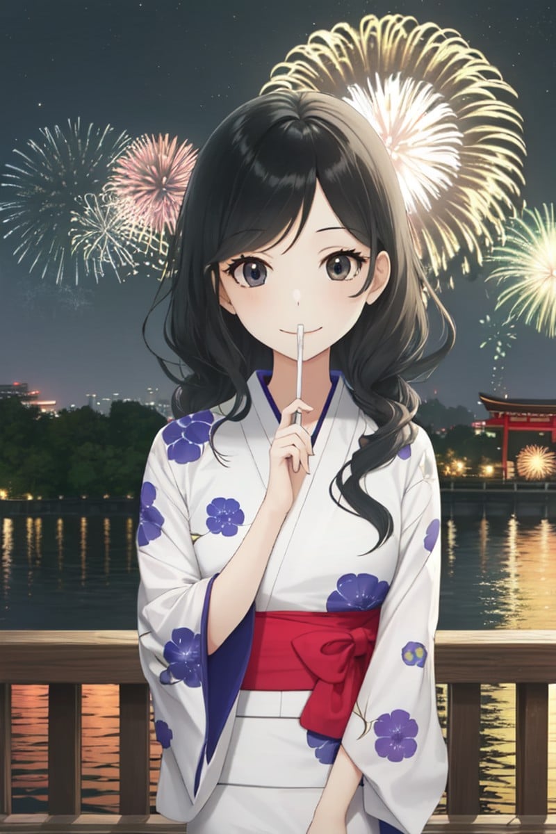 1 girl, outdoors, park, night, | image created by | Tensor.Art