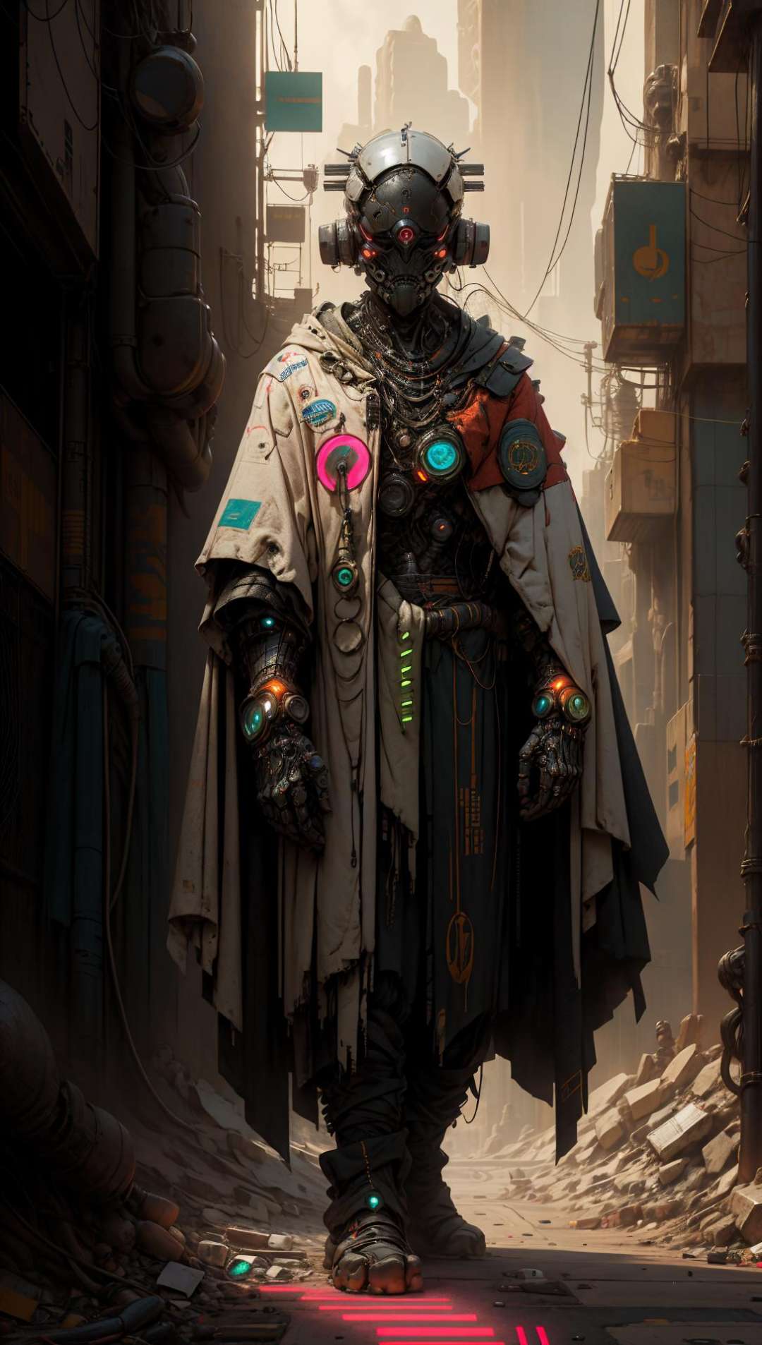 robort derpd ranger working f | image created by | Tensor.Art