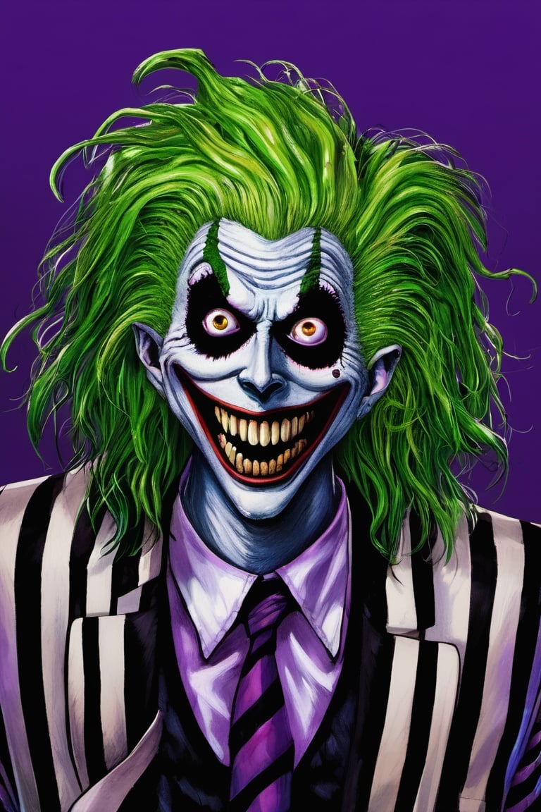 Comic Art Style, Beetlejuice, | image created by | Tensor.Art