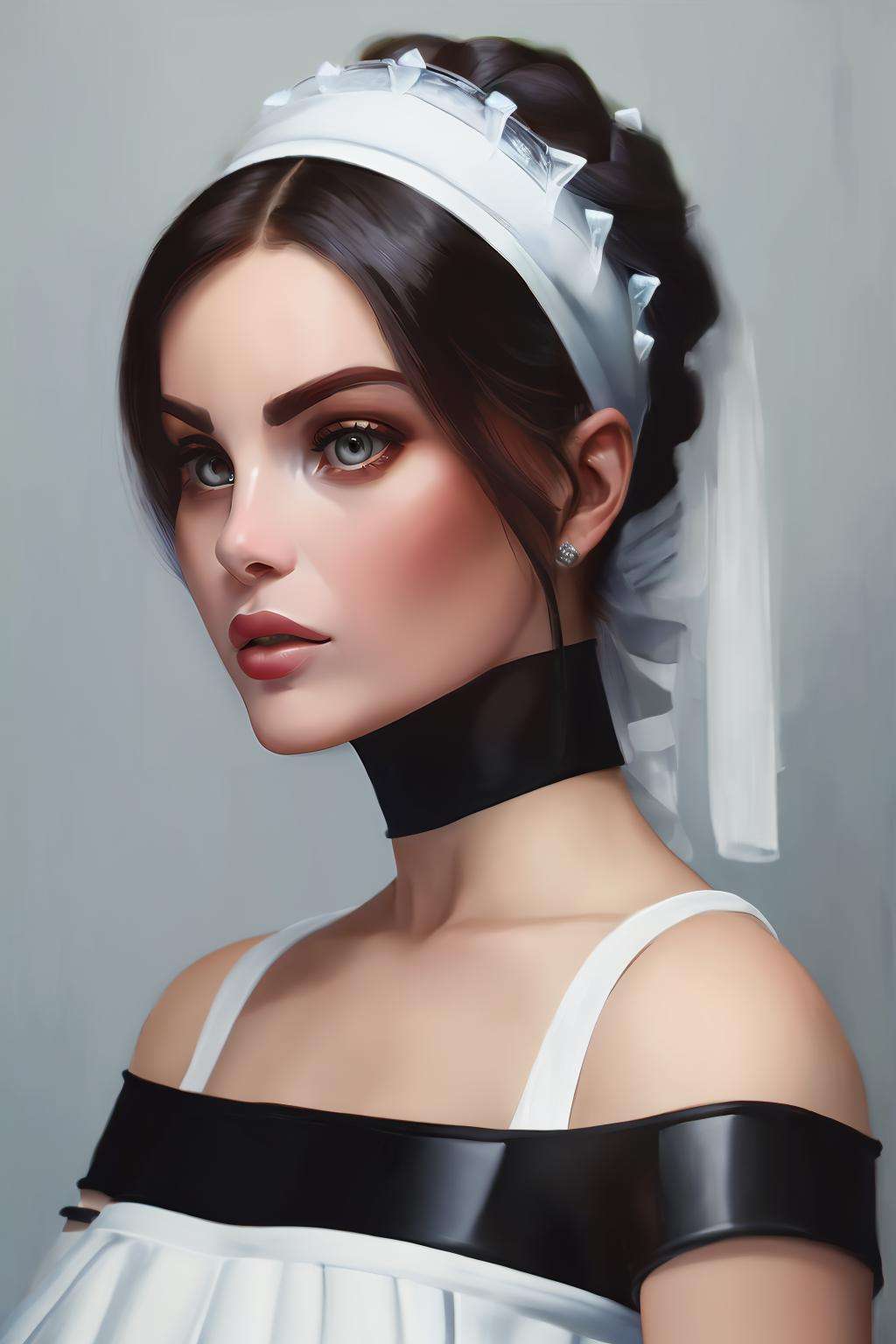 hyperrealistic oil painting of | image created by | Tensor.Art