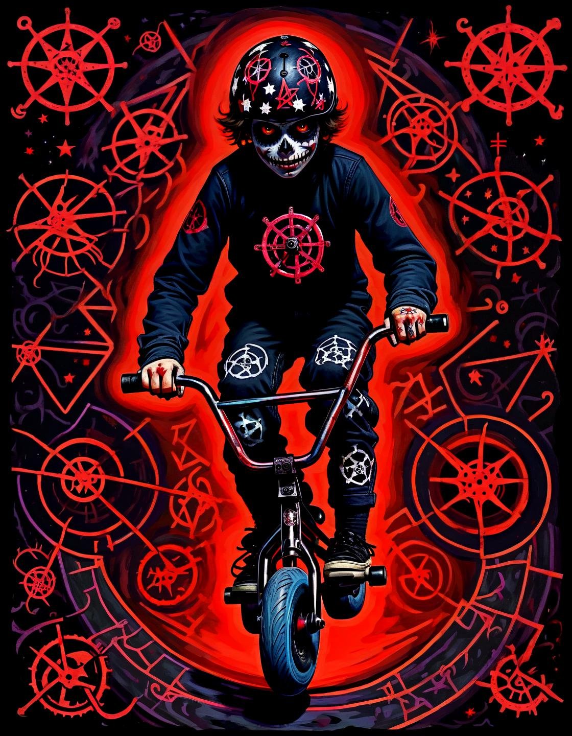 Occult satanic artwork 1boy dr | image created by | Tensor.Art