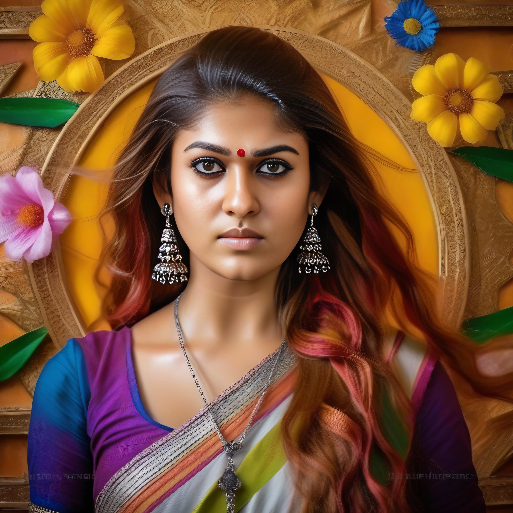 Nayanthara, photograph, Mughal | image created by | Tensor.Art