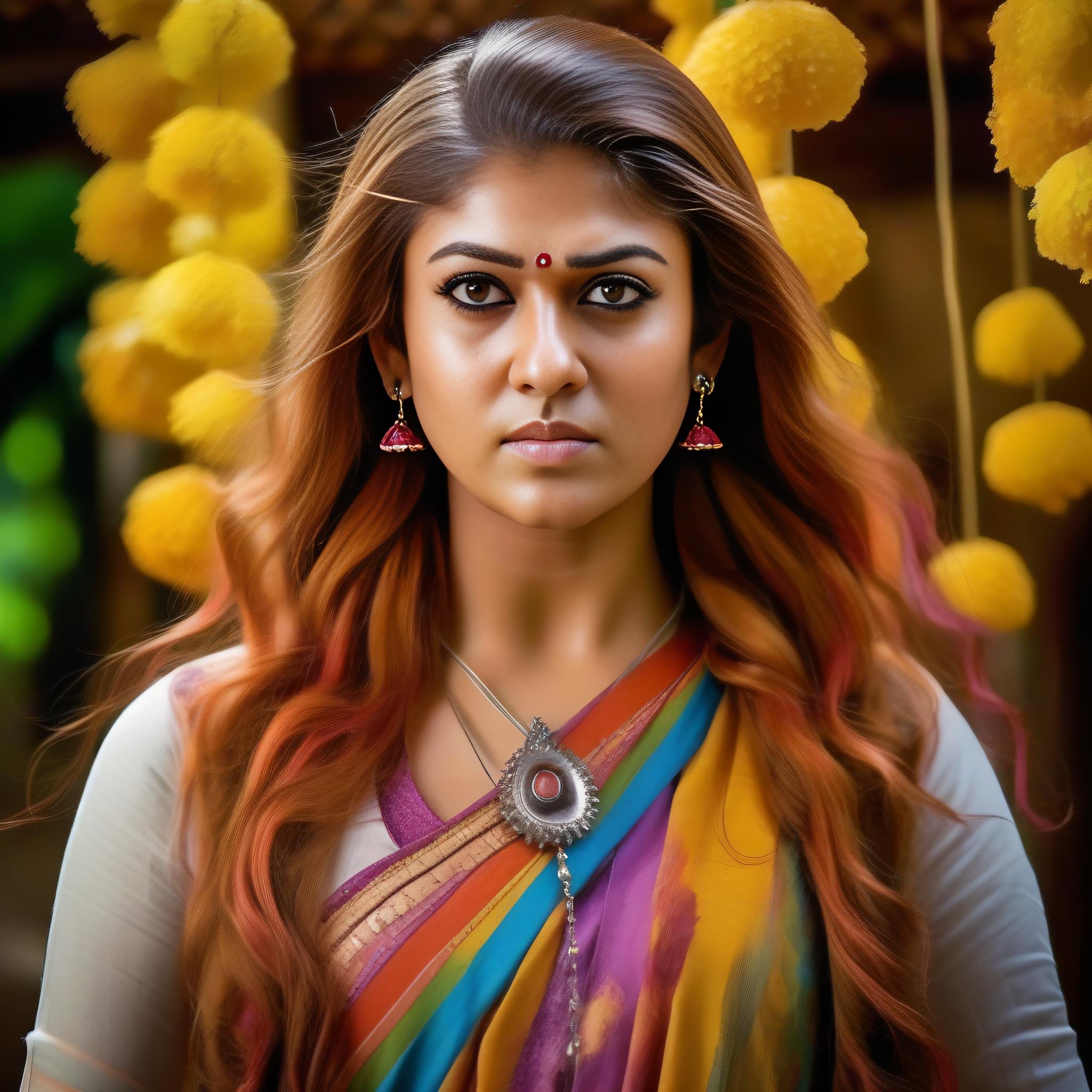 Nayanthara, photograph, Mughal | image created by | Tensor.Art