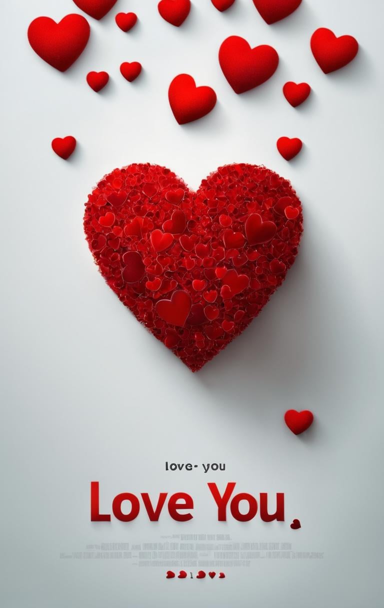 A beautiful red heart, with ti | image created by | Tensor.Art