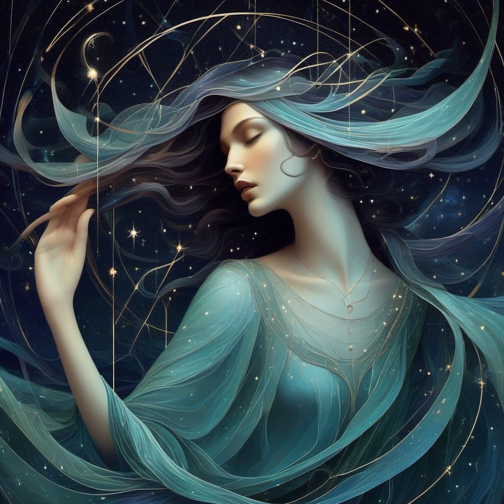 A constellation, eldritch pis | image created by | Tensor.Art
