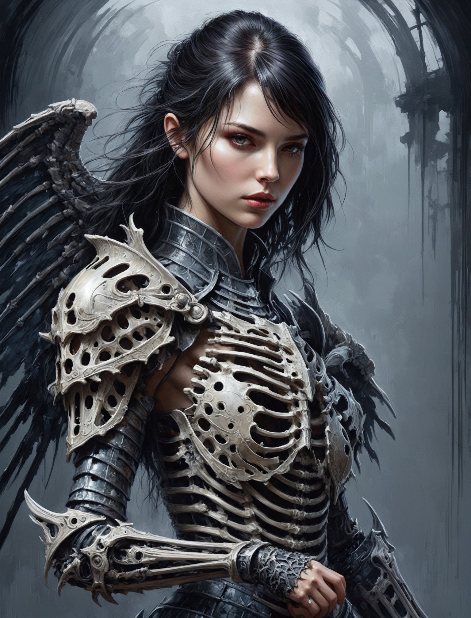 "Dark romance fantasy, a woma | image created by | Tensor.Art