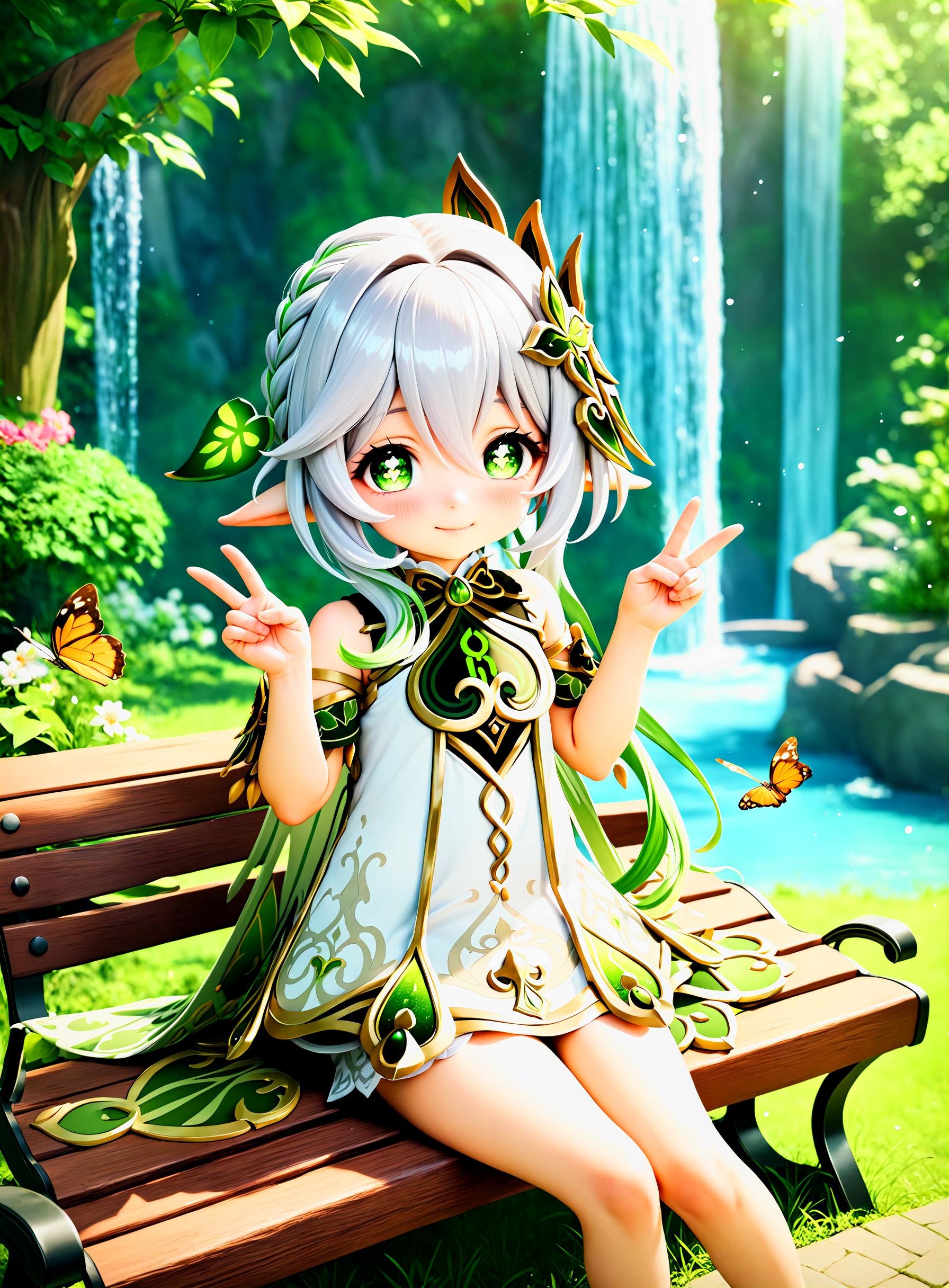 1girl, nahida \(genshin impact | image created by | Tensor.Art