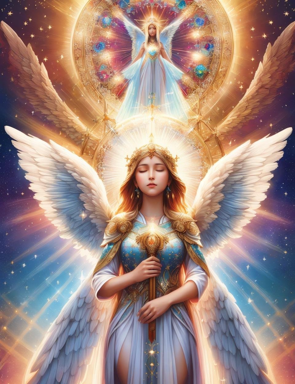 DonM4lph4, female angel, ra | image created by | Tensor.Art