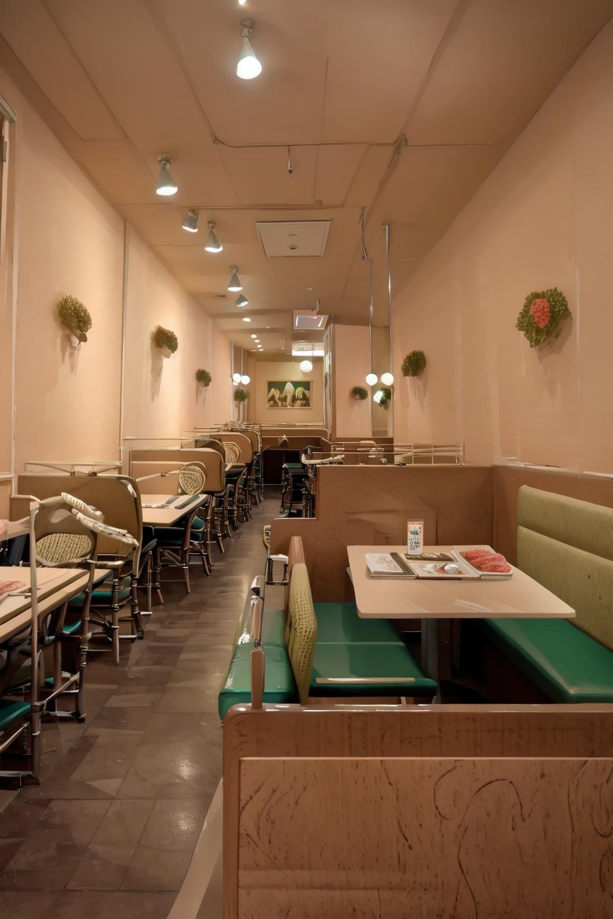 ファミレスSの店内 / Inside a family restaurant S / SD15 - SD15_V1 | image ...