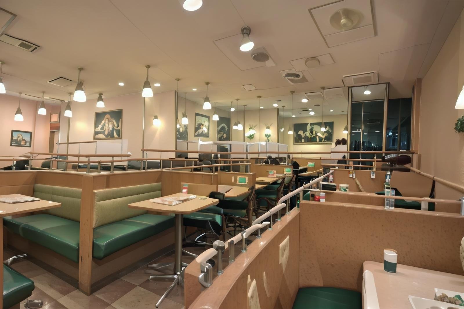 ファミレスSの店内 / Inside a family restaurant S / SD15 - SD15_V1 | image ...