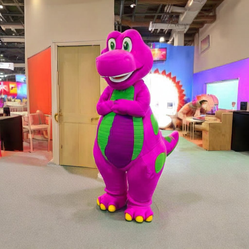 Barney the Dinosaur - V4 | image created by Bowser Movie AI | Tensor.Art
