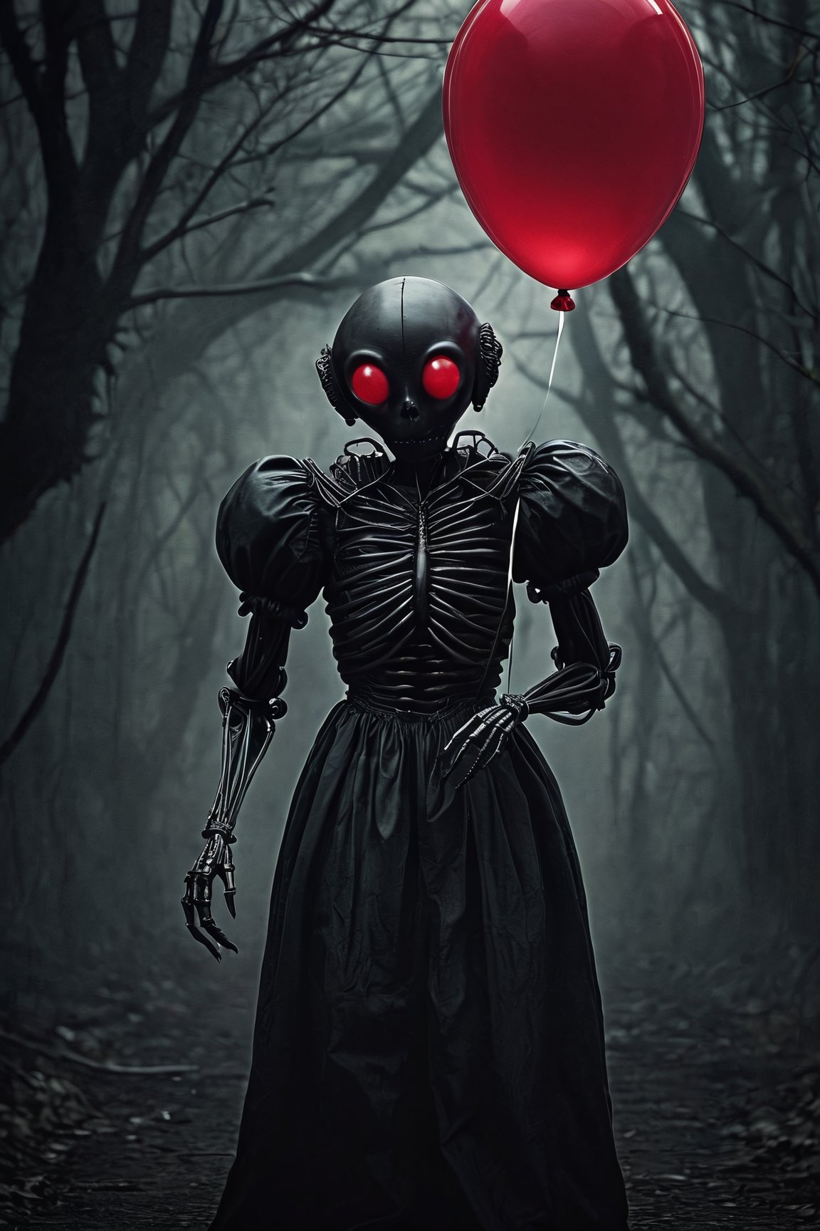 The red balloon | image created by SnapMind | Tensor.Art
