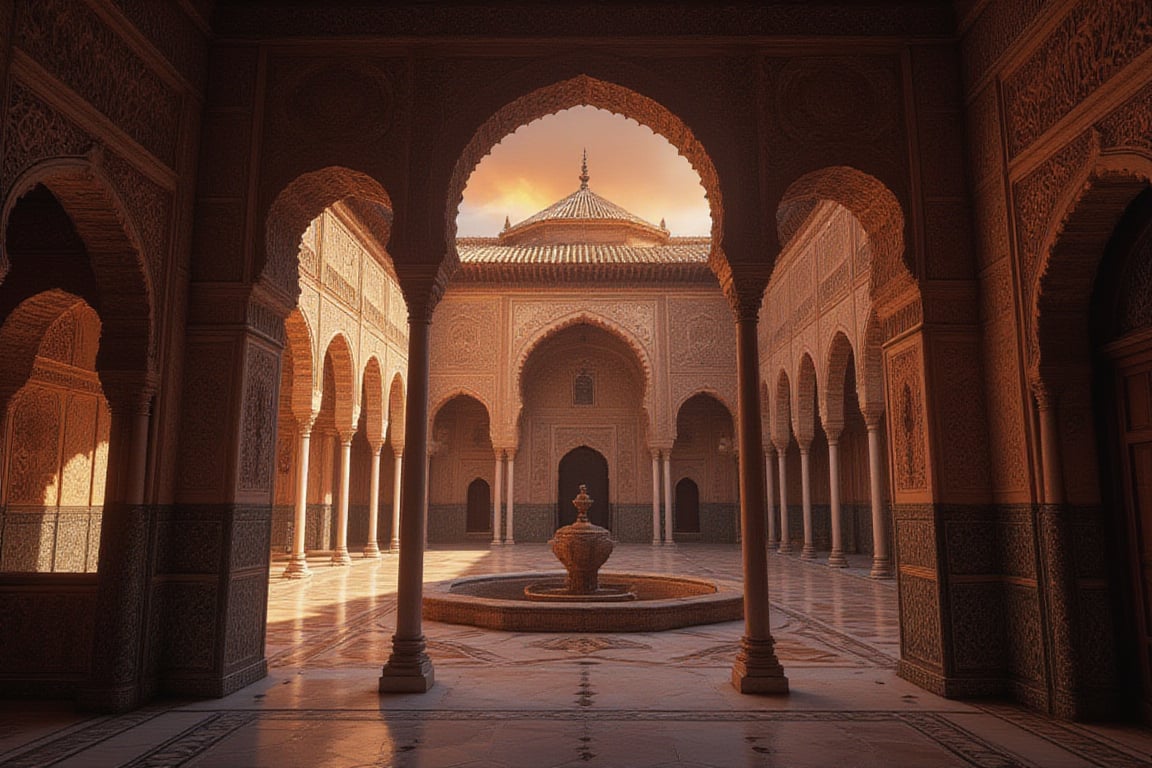 Alhambra palace in Granada | image created by miramura101 | Tensor.Art