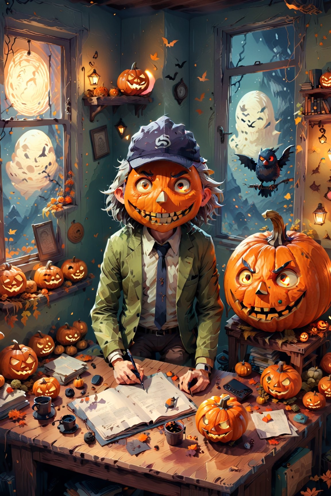 #trickorten Pumpkin monster ma | image created by miramura101 | Tensor.Art