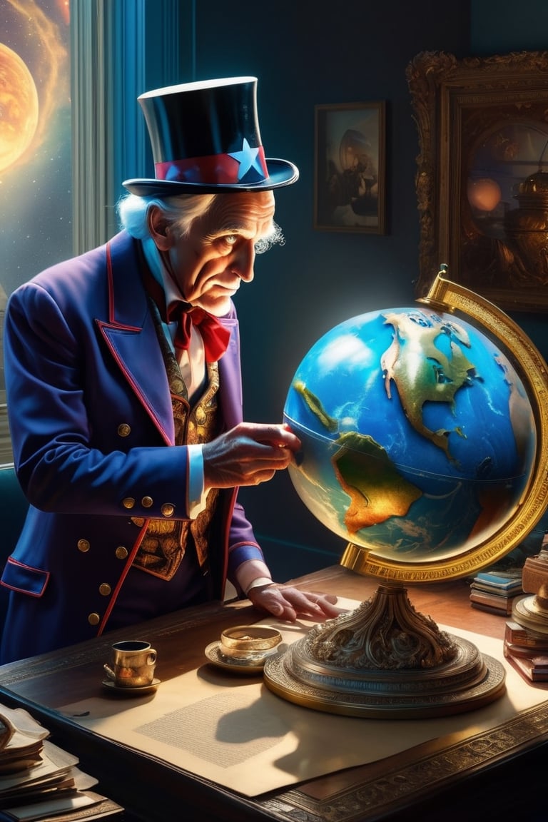 Uncle Sam | image created by omokohosart | Tensor.Art