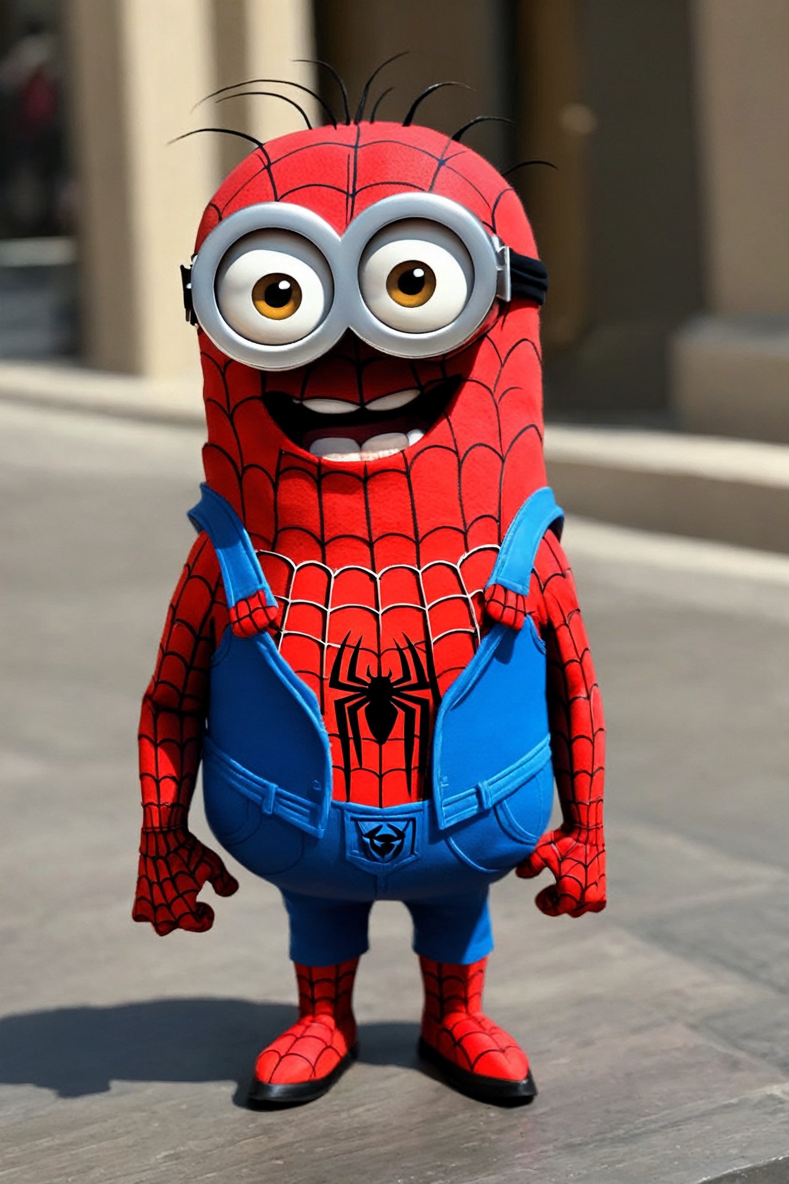 A minion wearing the cloths of | image created by Hex4 | Tensor.Art