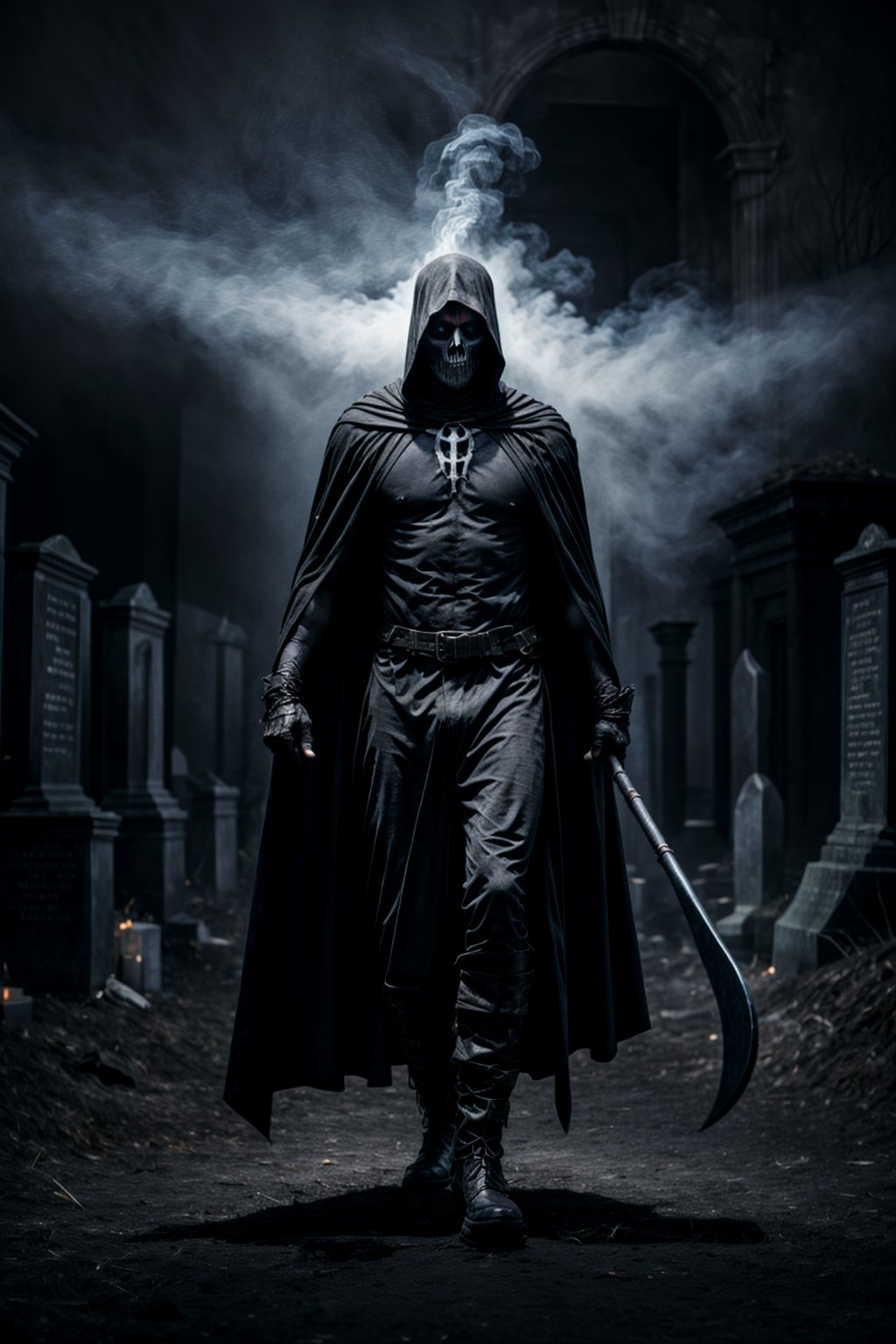 Death is coming to you | image created by Azlly | Tensor.Art