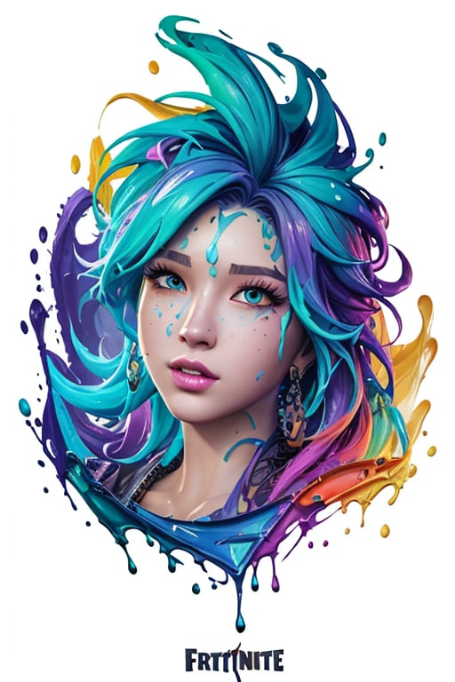 Splash art, Fortnite style, po | image created by amit@588 | Tensor.Art