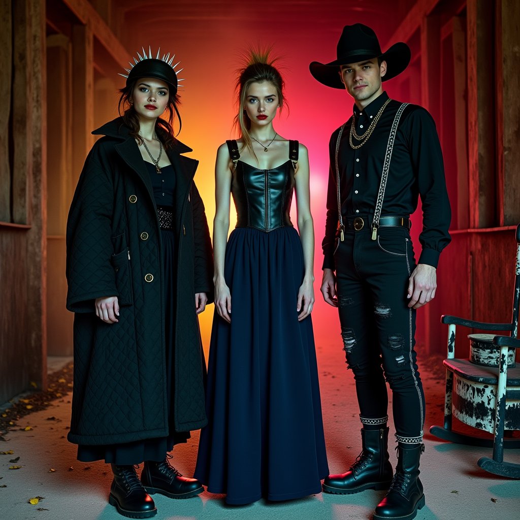 Amish Punk | image created by leandrostasi | Tensor.Art