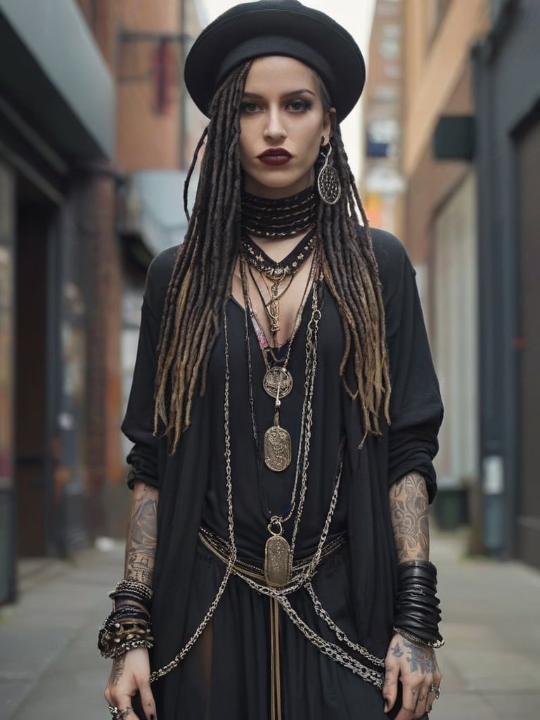 Boho dark | image created by leandrostasi | Tensor.Art