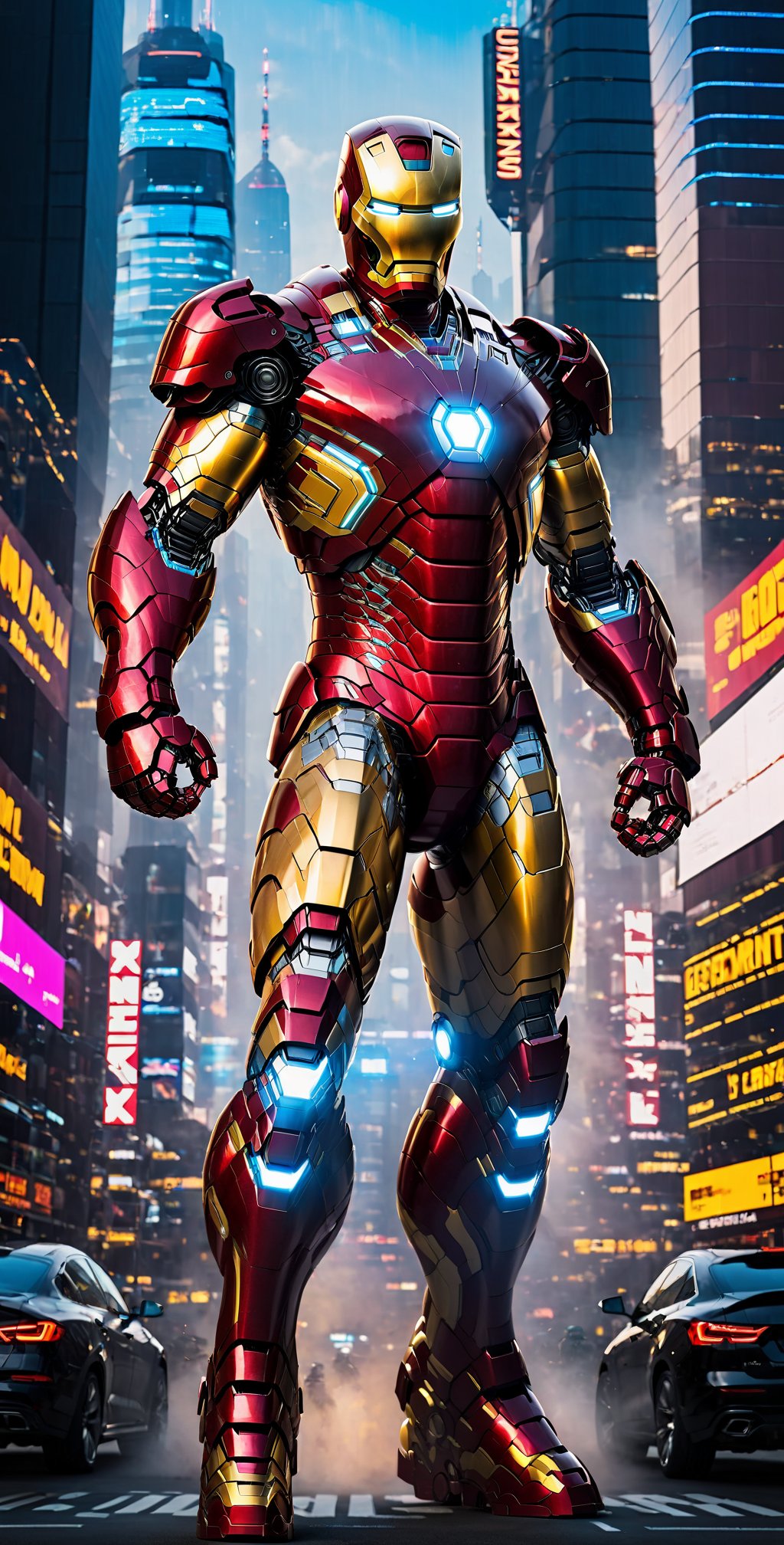 Power iron suit | image created by Agone | Tensor.Art