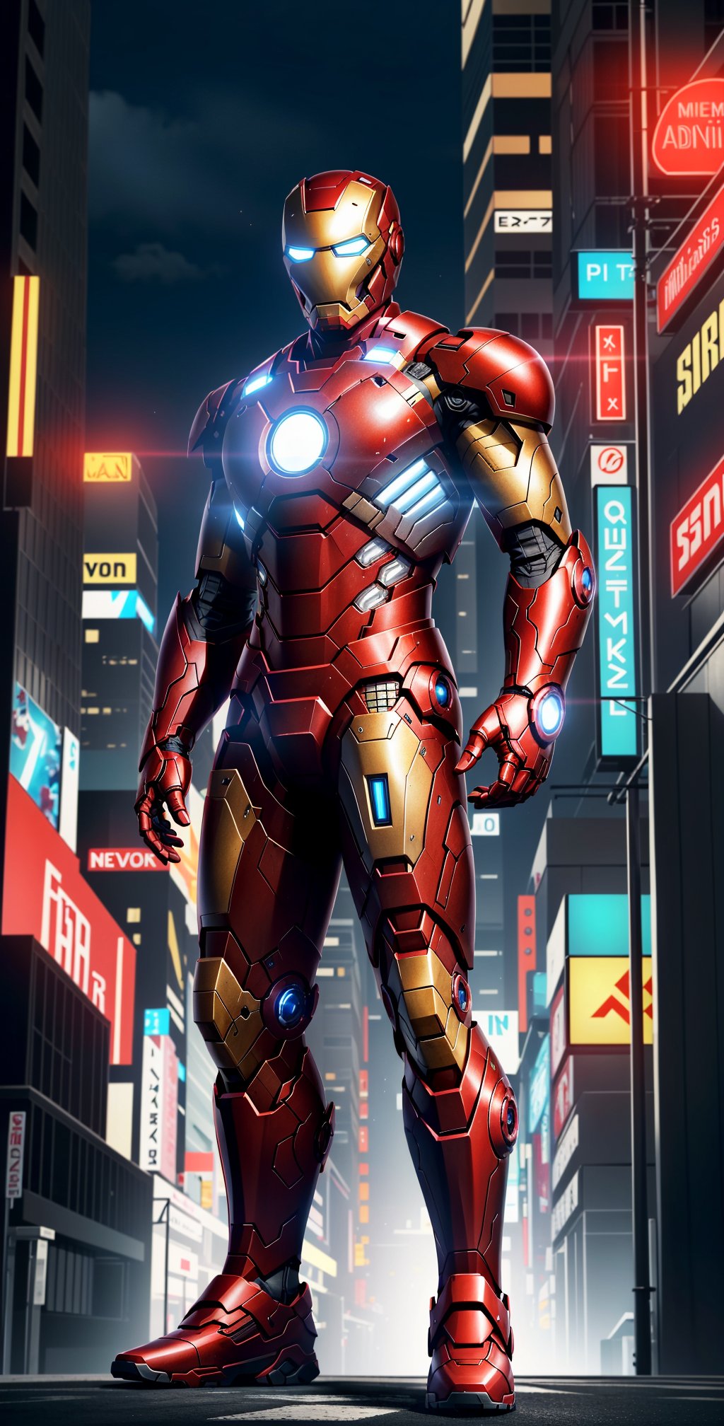 Power iron suit | image created by Agone | Tensor.Art