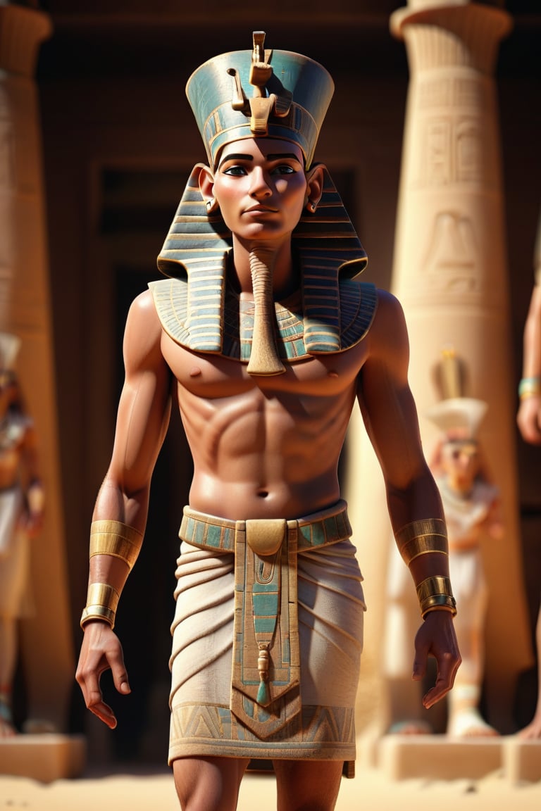 A handsom ancient egyption man | image created by AI sagas | Tensor.Art