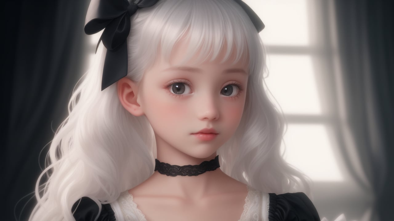 A girl in a medieval rococo dr | image created by user ...
