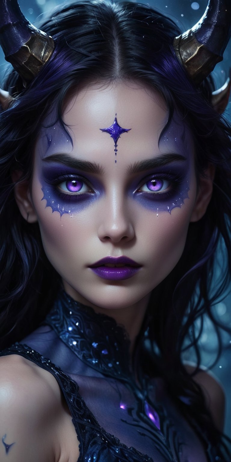 A close-up portrait of a demon | image created by Caption Master ...