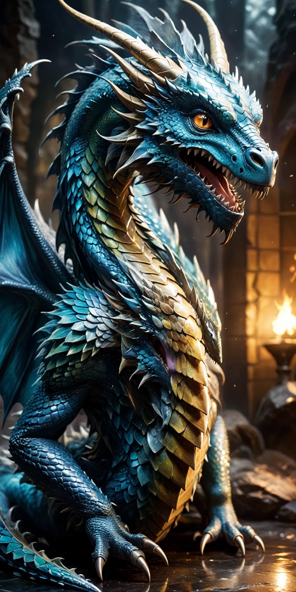 Mirror Realm Dragon A dragon w | image created by Caption Master ...