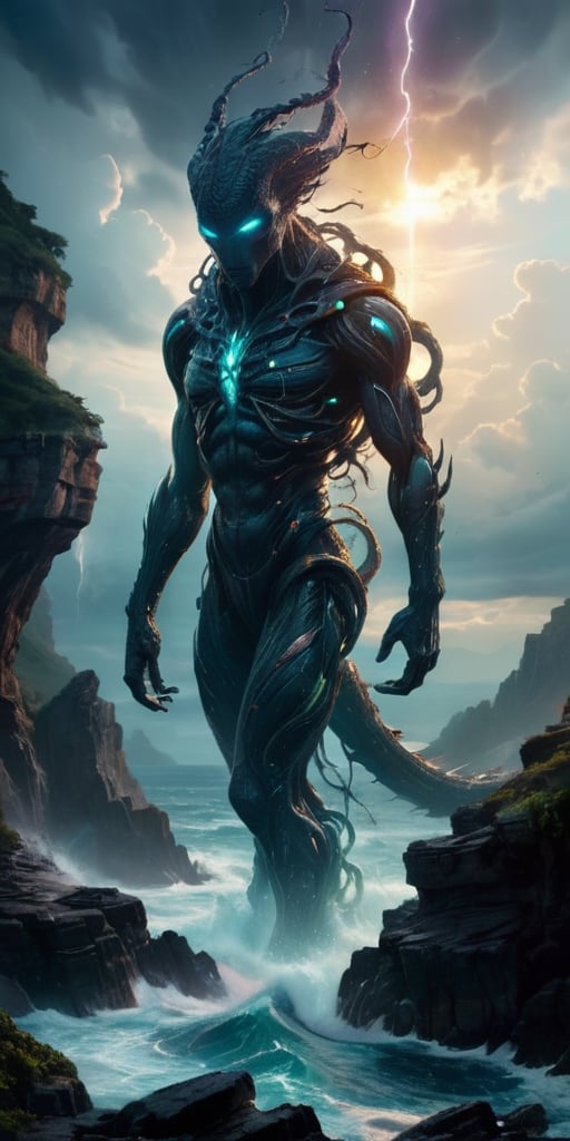 Galactic Aberration A towering | image created by Caption Master ...