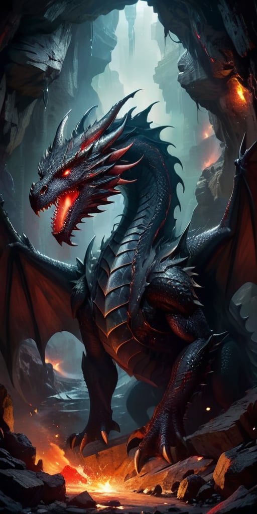 Cavernous Terror Dragon A drag | image created by Caption Master ...