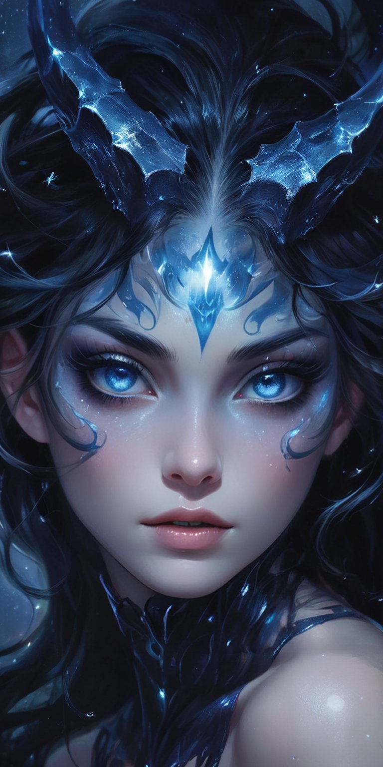 A close-up portrait of a demon | image created by Caption Master ...