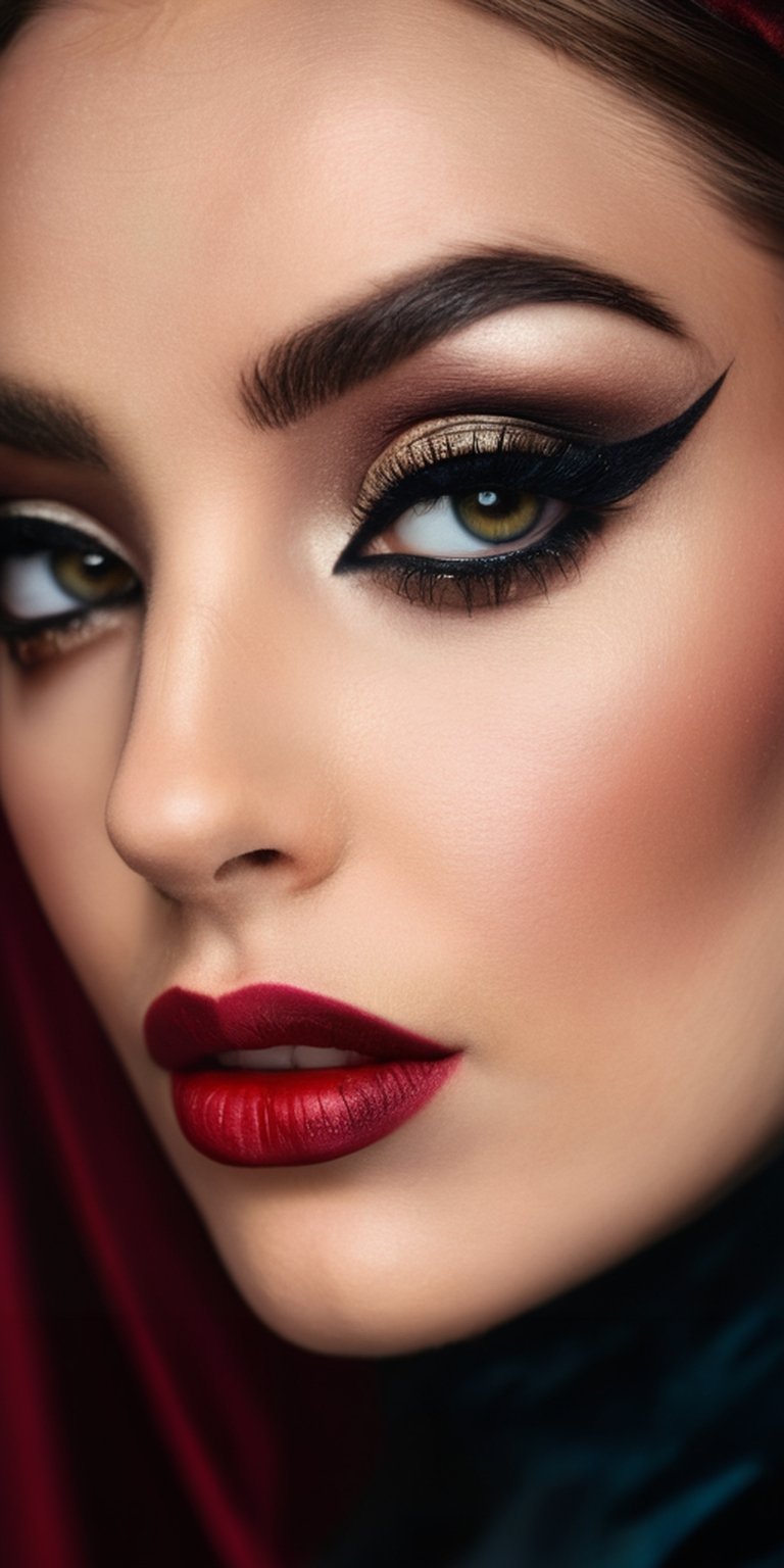 A close-up portrait of a woman | image created by Caption Master ...