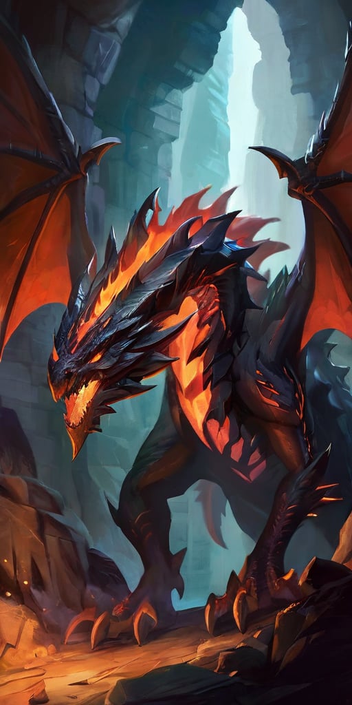 Cavernous Terror Dragon A drag | image created by Caption Master ...