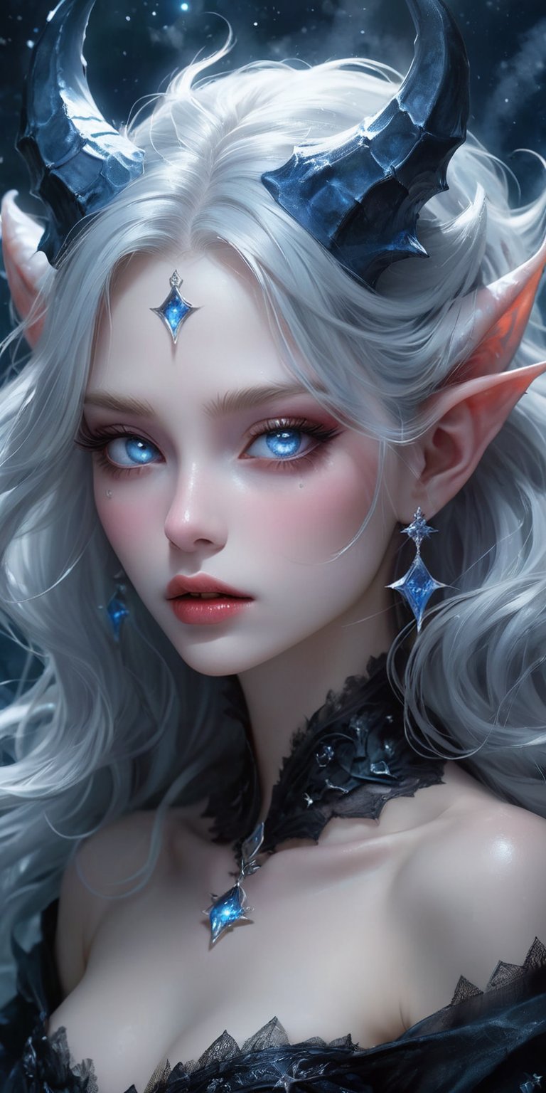 A close-up portrait of a demon | image created by Caption Master ...