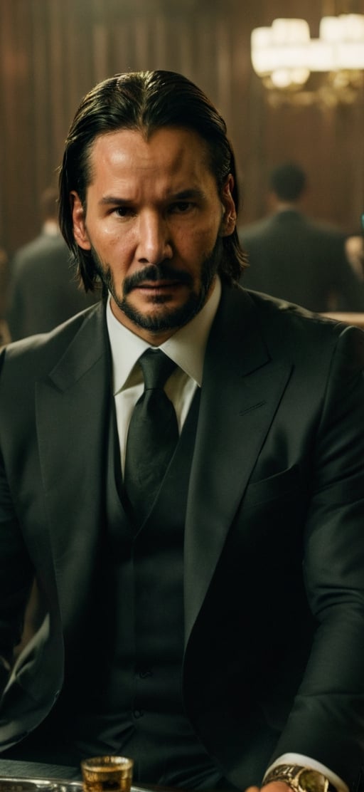 Keanu Charles Reeves as John W | image created by jojokid | Tensor.Art