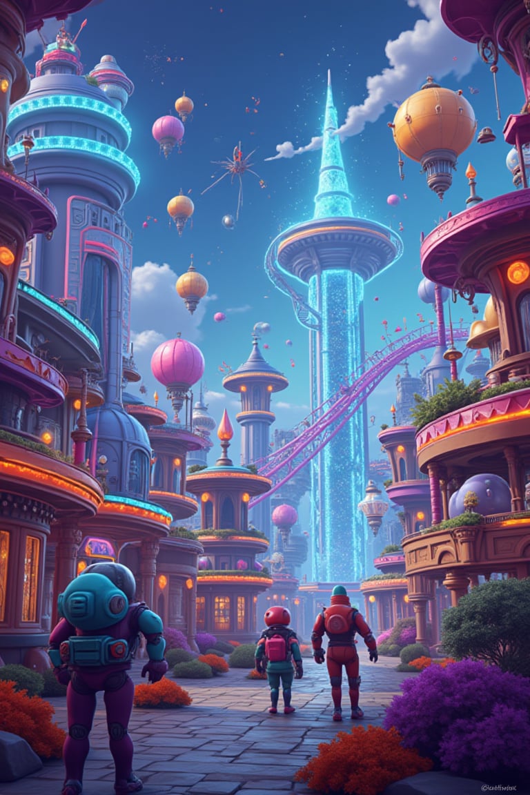 Create a colorful game design | image created by Azwar Black Mask ...