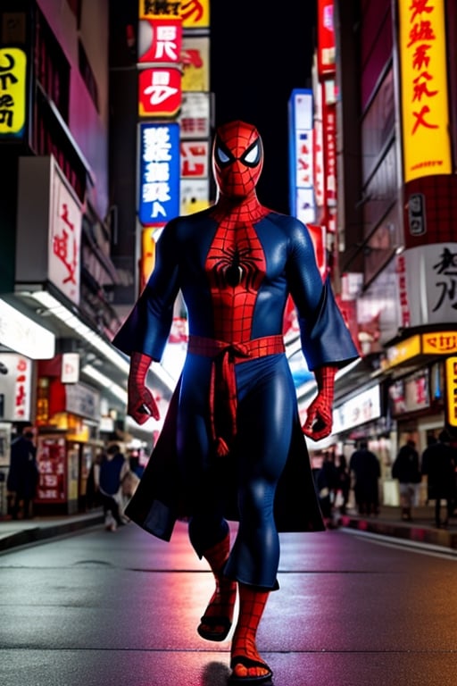 Spiderman from Tokyo | image created by shahan_ai | Tensor.Art