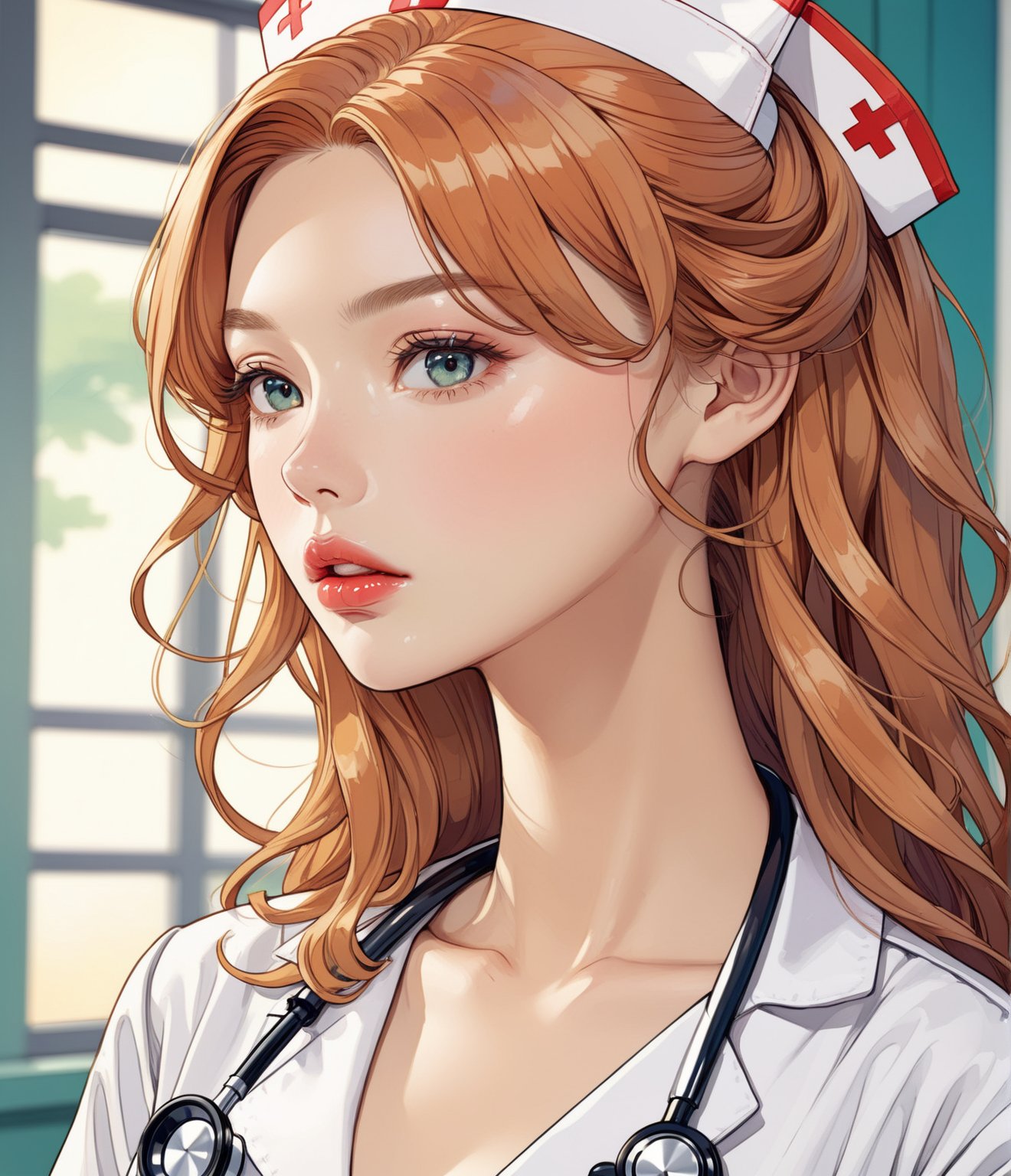 Beautiful nurse is waiting for | image created by Max AI | Tensor.Art
