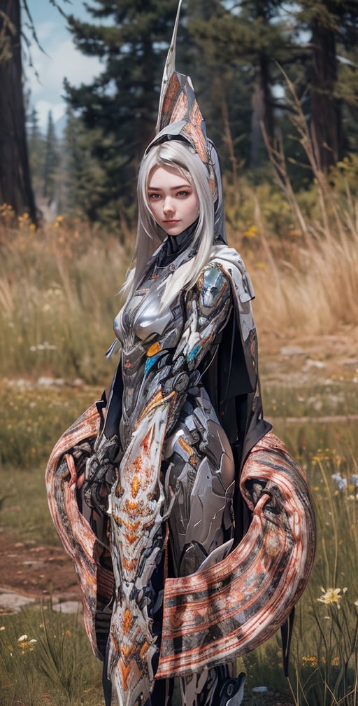 white armor suit The backgroun | image created by caspersuyuki | Tensor.Art
