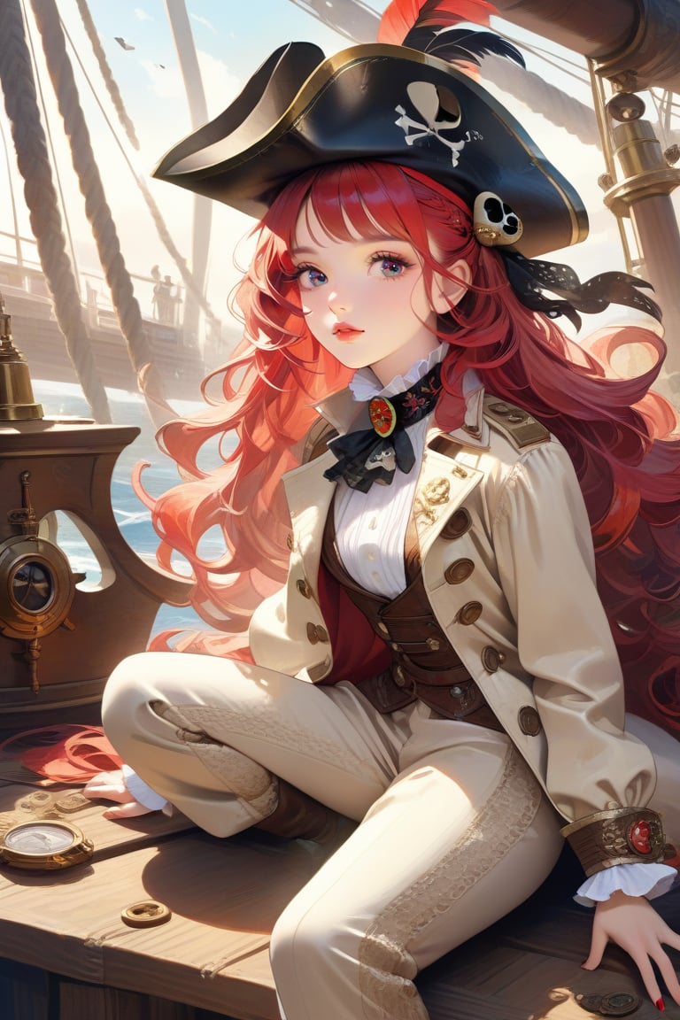 ToxicEchoXL - Pirate girl | image created by carolmag | Tensor.Art