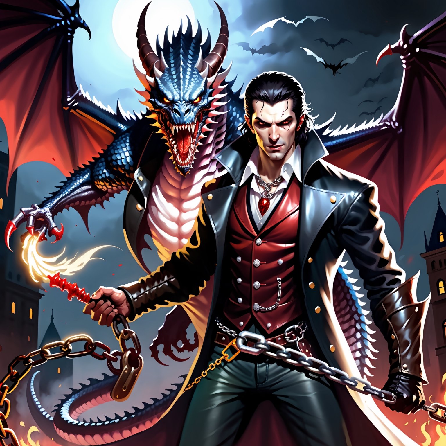 Undead dragon blending in with | image created by Crimson_Queen ...