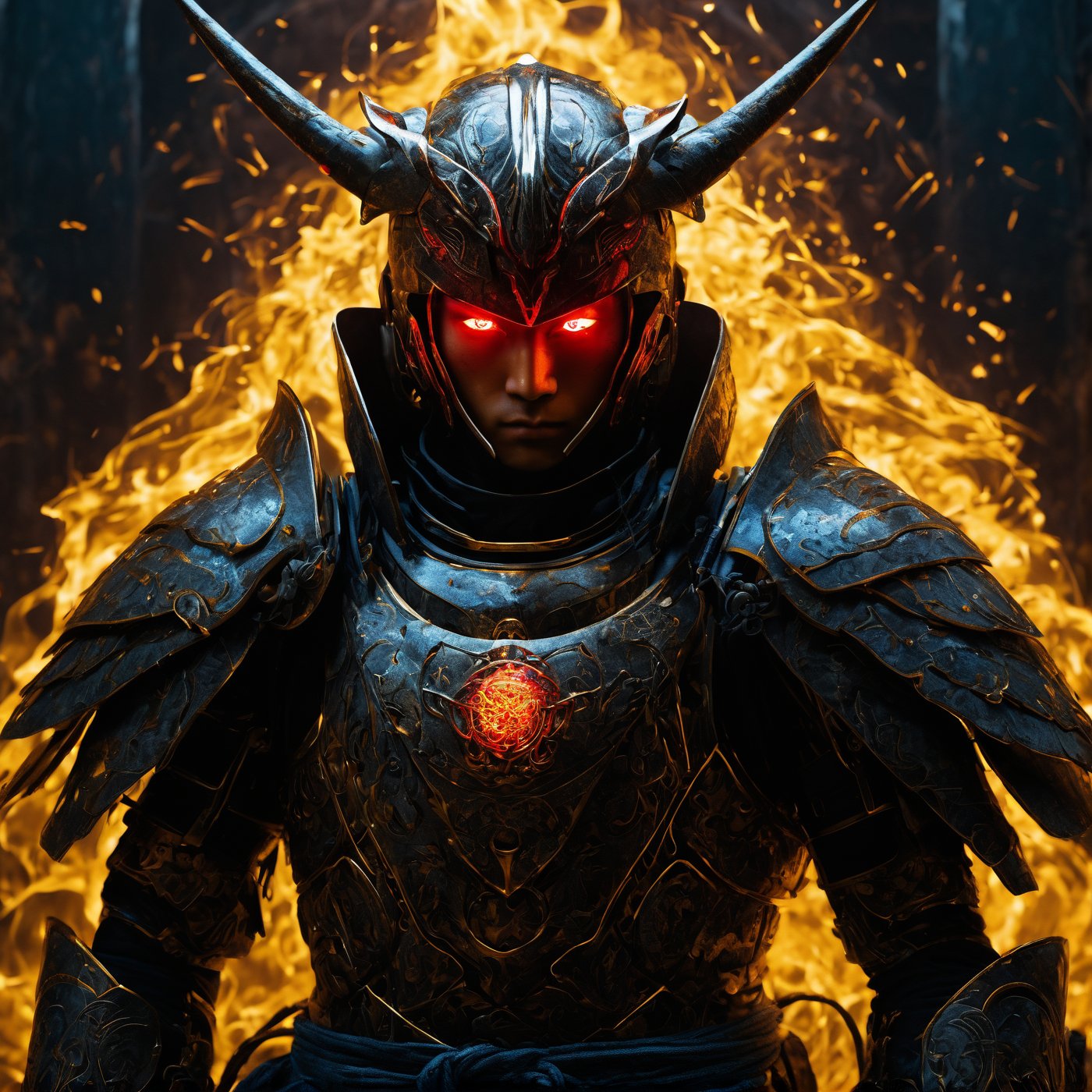Samurai Cyborg | image created by IAMRAW369ヅ | Tensor.Art