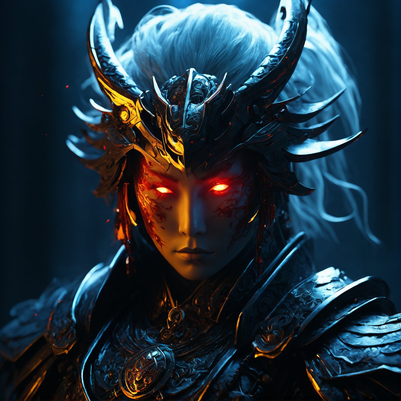 Samurai Cyborg | image created by IAMRAW369ヅ | Tensor.Art