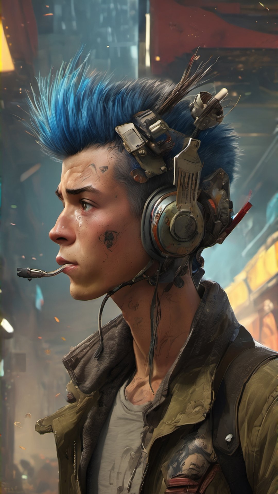 15 years old, cool dude, tall | image created by The Happy Artist ...