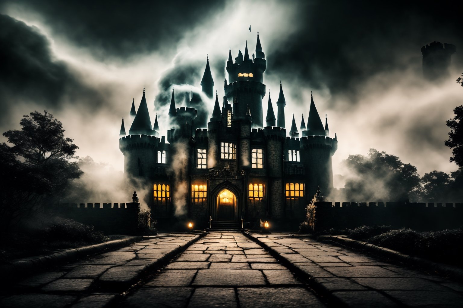 (cinematic horror:1.3), (ghost | image created by Ai Art Vision ...
