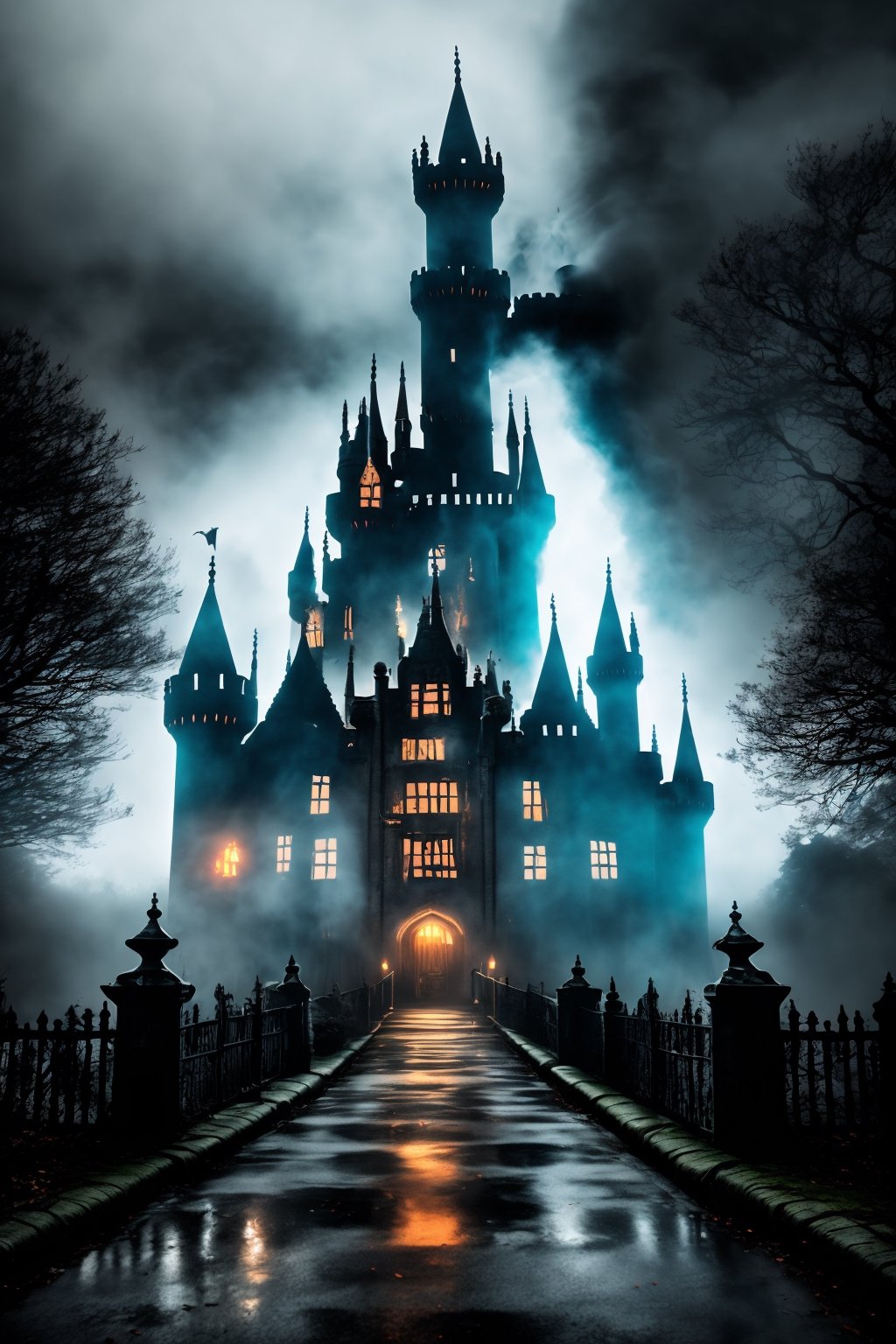 (cinematic horror:1.3), (ghost | image created by Ai Art Vision ...