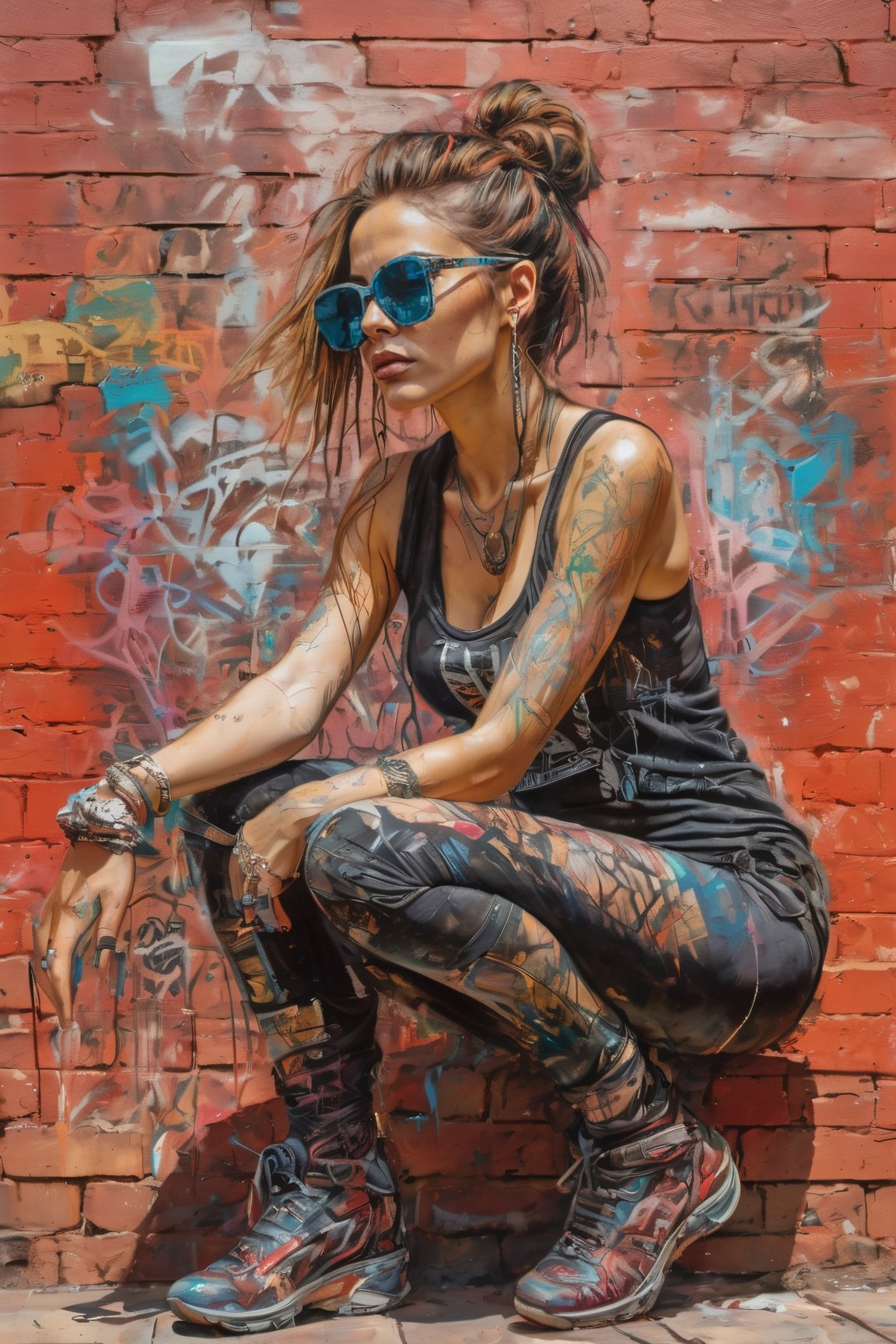 full color painting of squatti | image created by Amigos | Tensor.Art