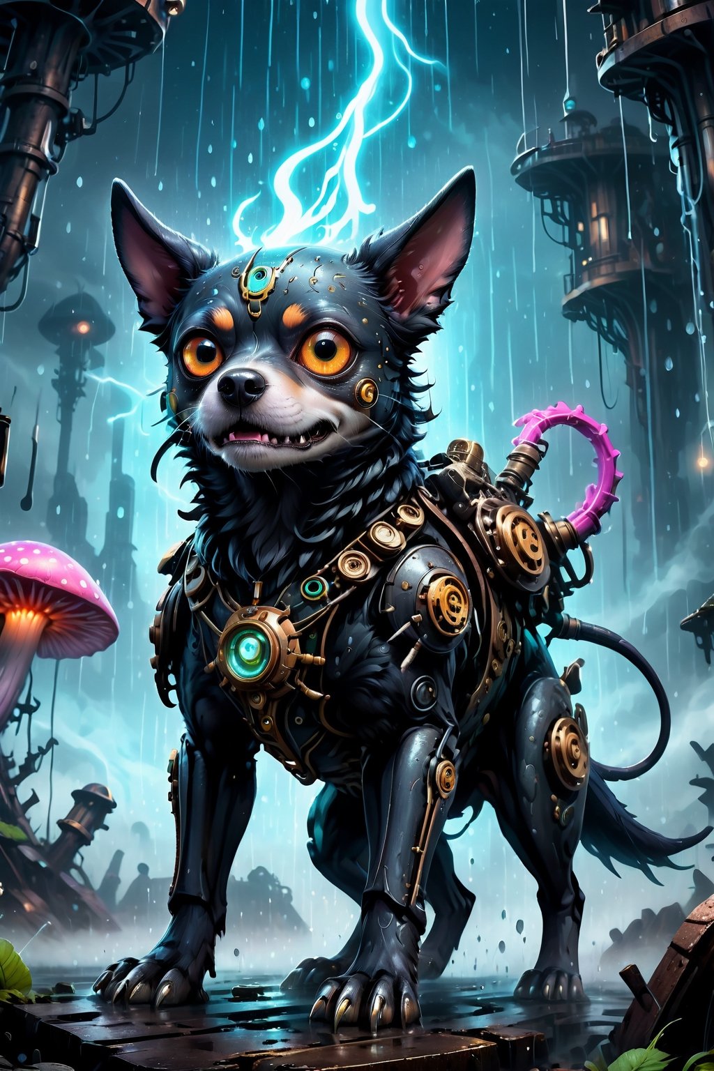 A surreal blend of atomic punk | image created by Chrom | Tensor.Art